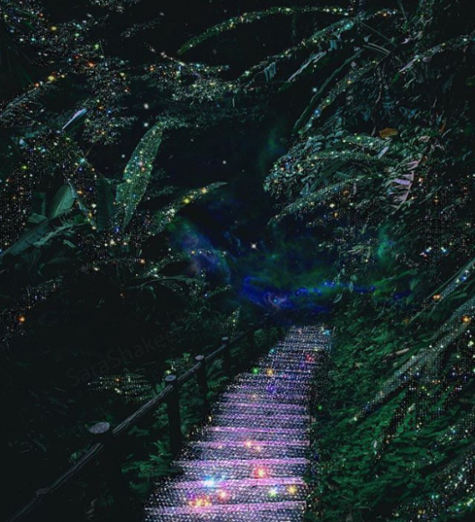 Artist Spotlight // Sara Shakeel Crystal & Collage Digital Artist