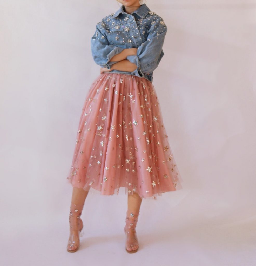 Sunday Crush // Sheer & Sparkly Tulle Star Dress & Skirt