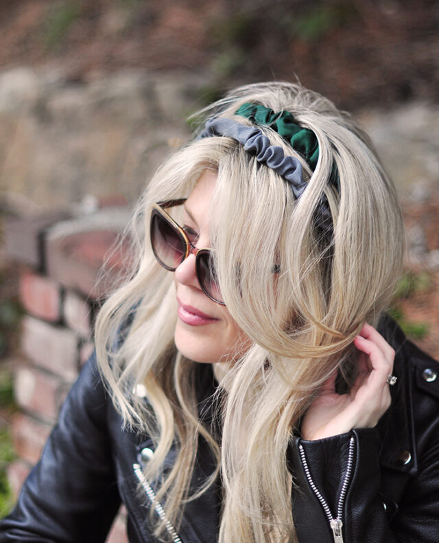 DIY Scrunchie Headband – Rouched Grosgrain Headbands