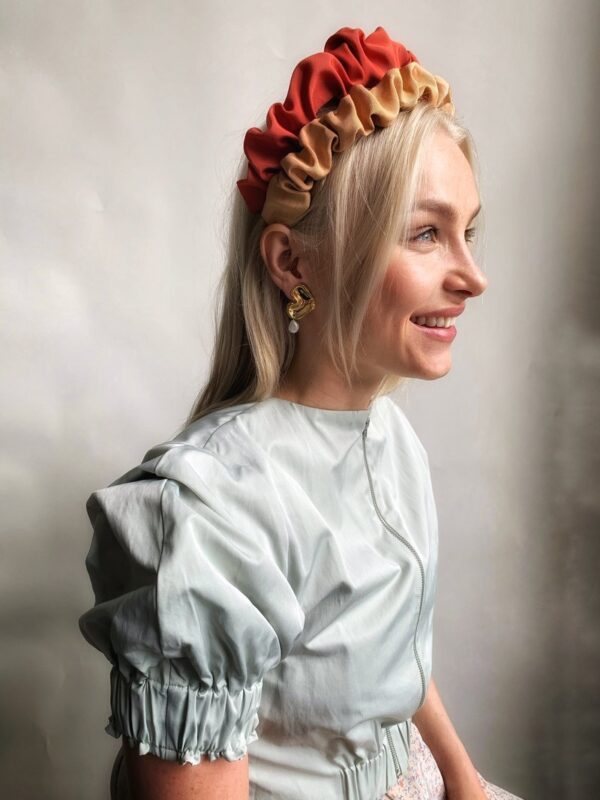 DIY Scrunchie Headband – Rouched Grosgrain Headbands