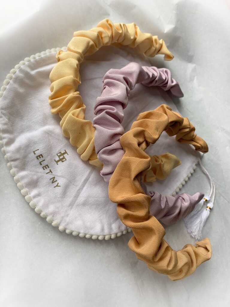 DIY Scrunchie Headband – Rouched Grosgrain Headbands