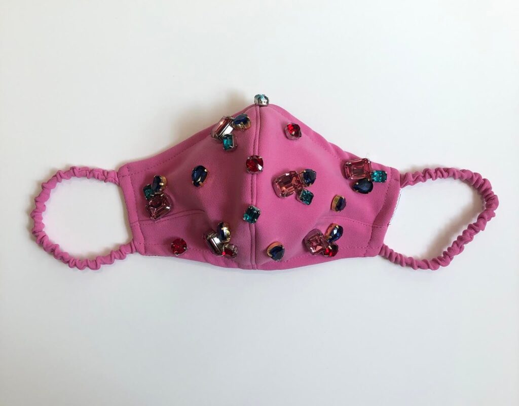 Face Mask, But Make it Fashion! Bejeweled Masks by Christian Siriano