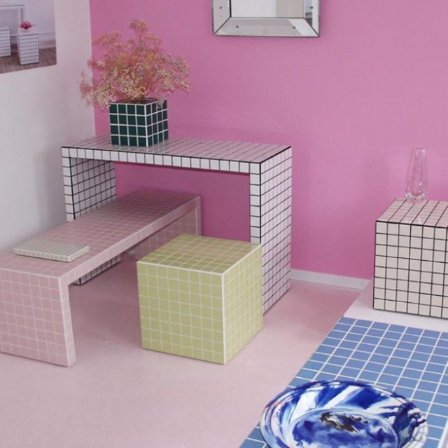 DIY DECOR Inspiration // Tiled Tables