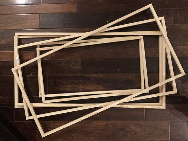 DIY Woven Cane Ceiling Panels for Fluorescent Light Fixture