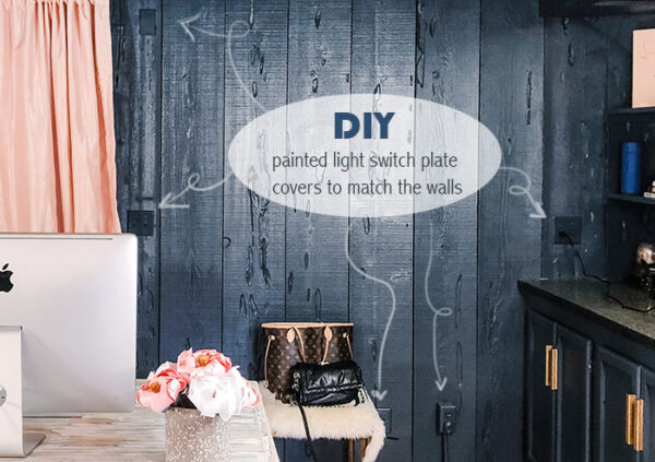 DIY // How To Paint Light Switch Covers to Match your Walls