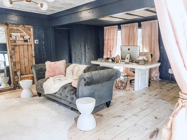 How To Turn and Old Table into a Statement Desk