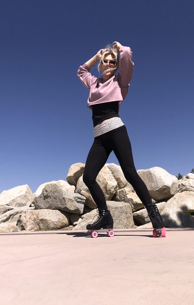 Roller Skating // Black Moxi Panthers Skates