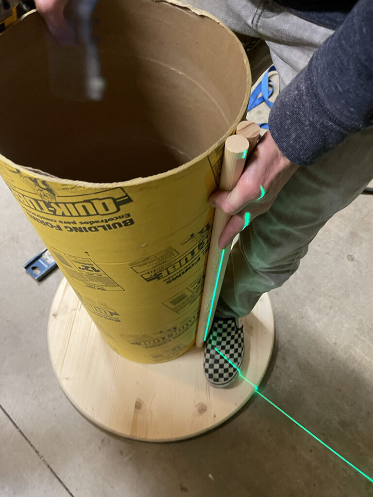 DIY Modern Round Kitchen Dining Table with Contrasting Base