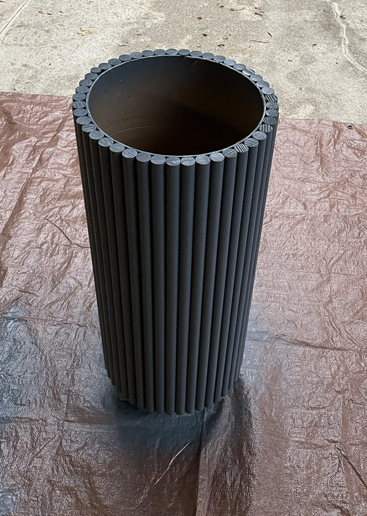 DIY Modern Round Kitchen Dining Table with Contrasting Base