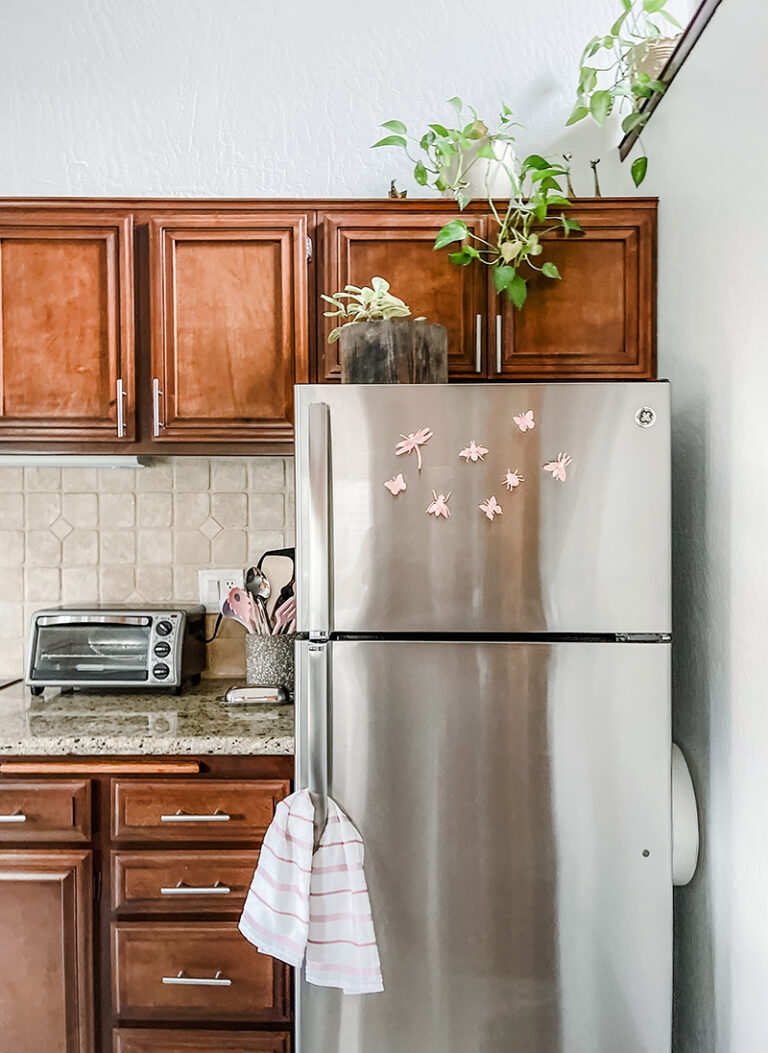 DIY Pink Critter Refrigerator Magnets for My Little Kitchen