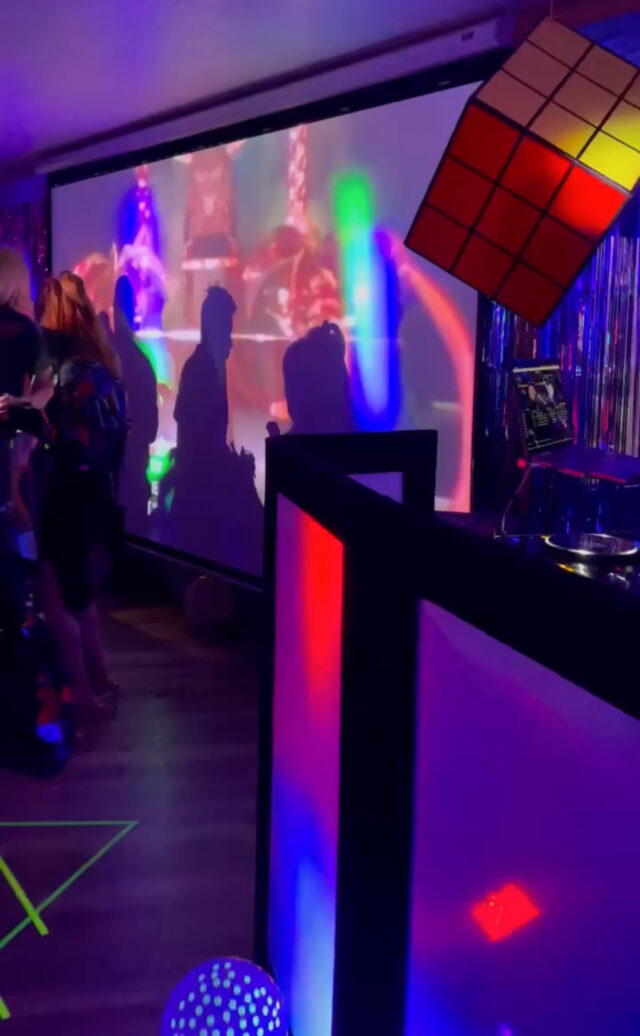 DIY Oversized Rubik’s Cubes for Epic 80’s Party Decor