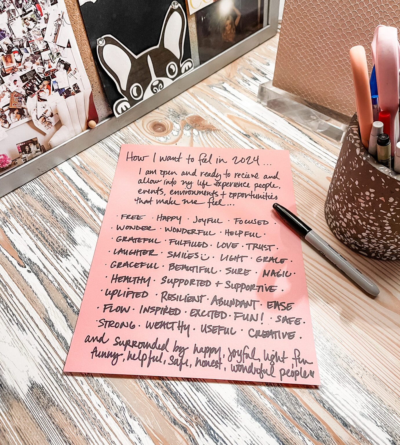 Hello 2024! Positive High-Vibe Feelings ONLY + Free Printable