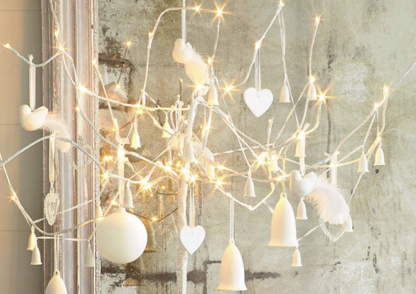 Glamming Up Boring Ceiling Fixtures // DIY Feather Light