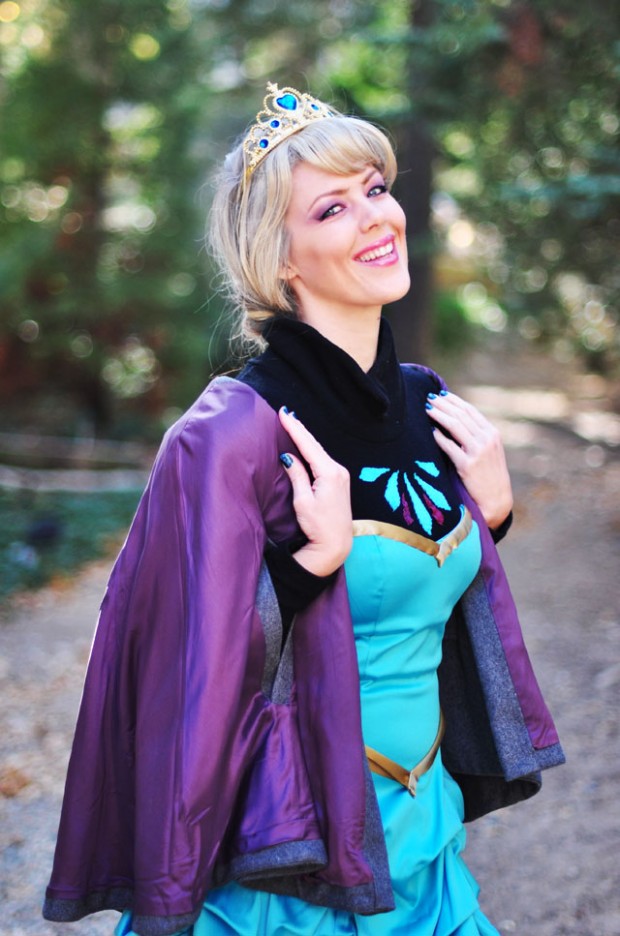 Frozen DIY Elsa Costume ~ Before Look ~ w/ Short Dress