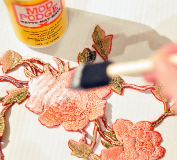 DIY Floral Embroidered Evening Bag, Clutch, Purse