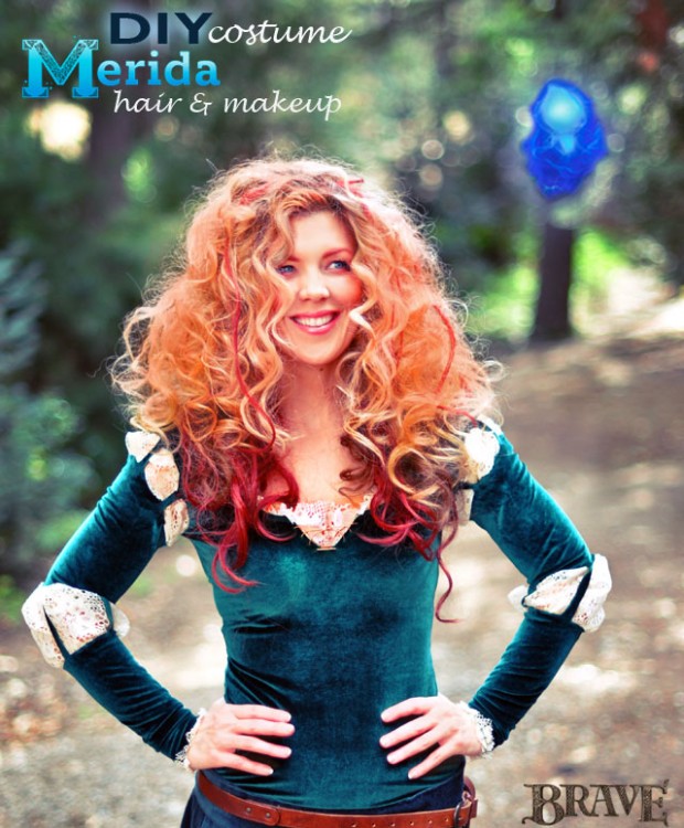 DIY Princess Merida Costume // Makeup + Hair Tutorials