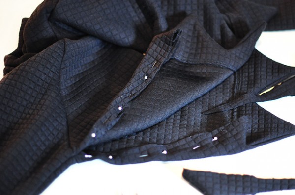 DIY Open Side Slit Sweatshirt