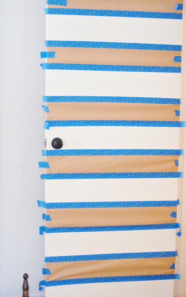 DIY BOLD Striped Door Makeover // ACE 31 Days of Color