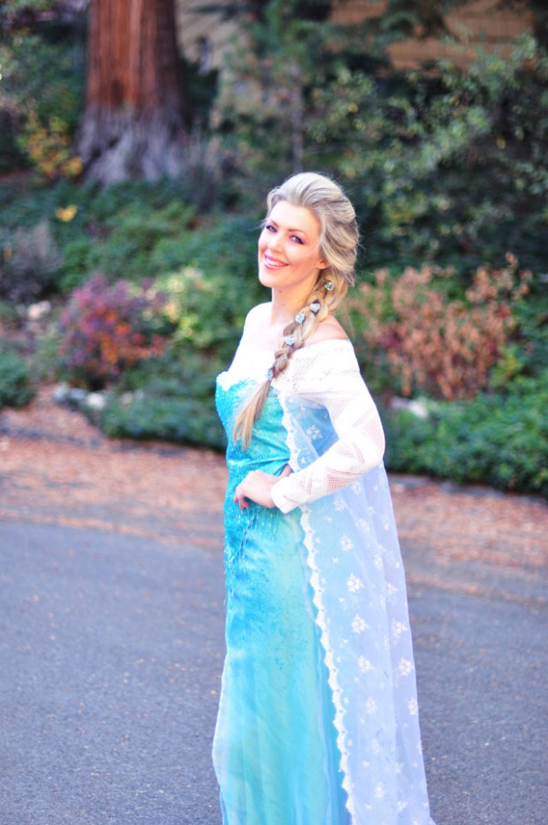 DIY Frozen Elsa Snow Queen Costume // Let it Go!