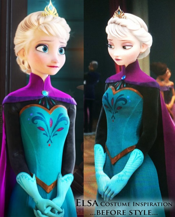 Frozen DIY Elsa Costume ~ Before Look ~ w/ Short Dress