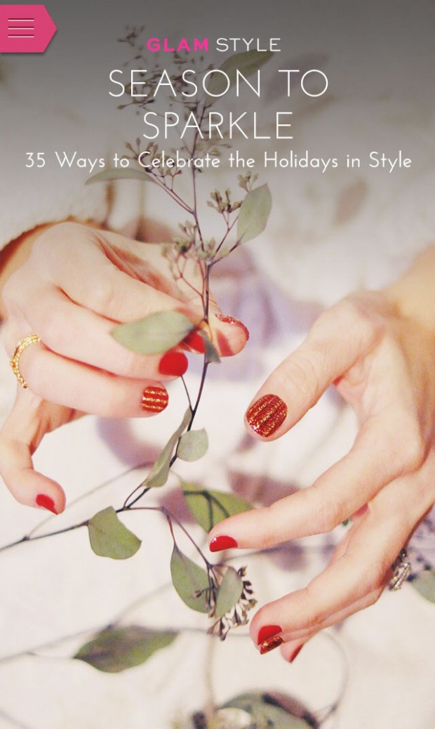 A Season to Sparkle // GLAM Style December