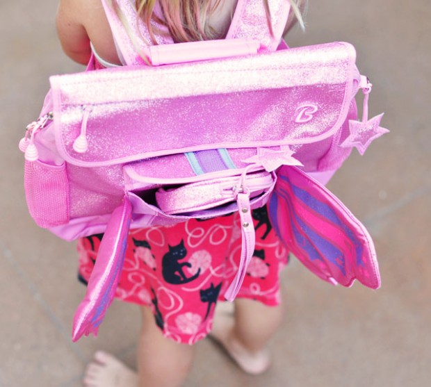 Delilah’s Pink Sparkalicious Butterfly Winged Backpack by Bixbee