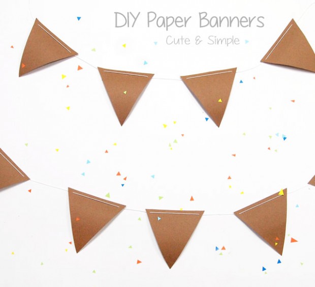 DIY Paper Banners | Get Fun, Cute, Sweet, or Snarky!