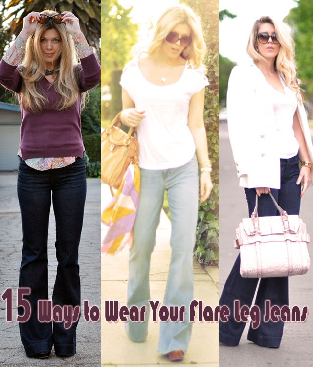 15 Ways to Wear Your Flare Leg Jeans