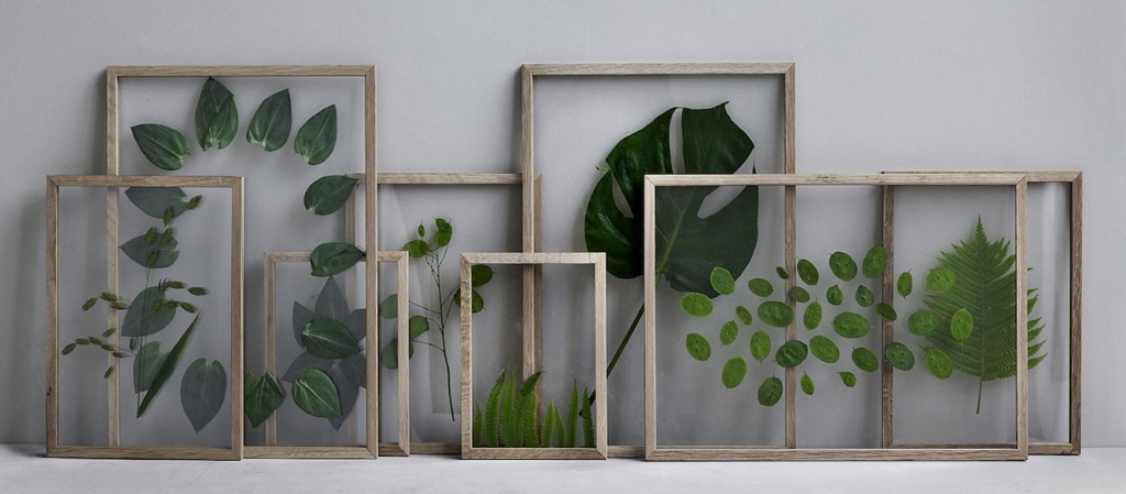 DIY Gift Idea // Minimalist Framed Floating Leaves & Flowers