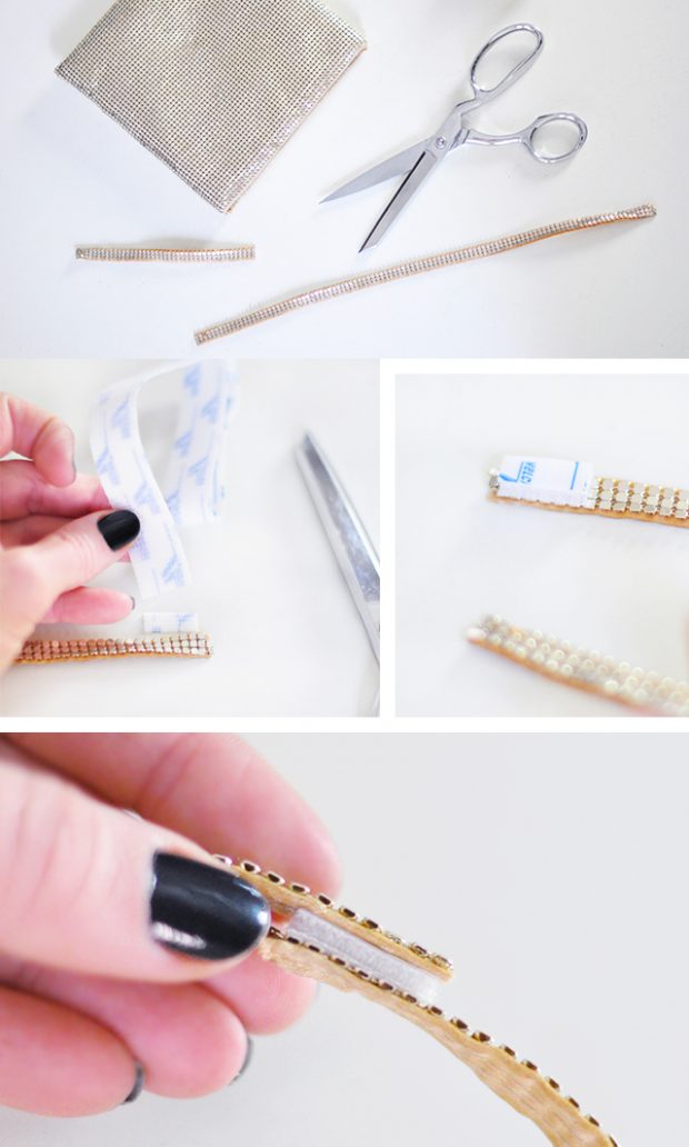 DIY Gold Mesh Neck Scarf & Choker // Vintage Purse Hack